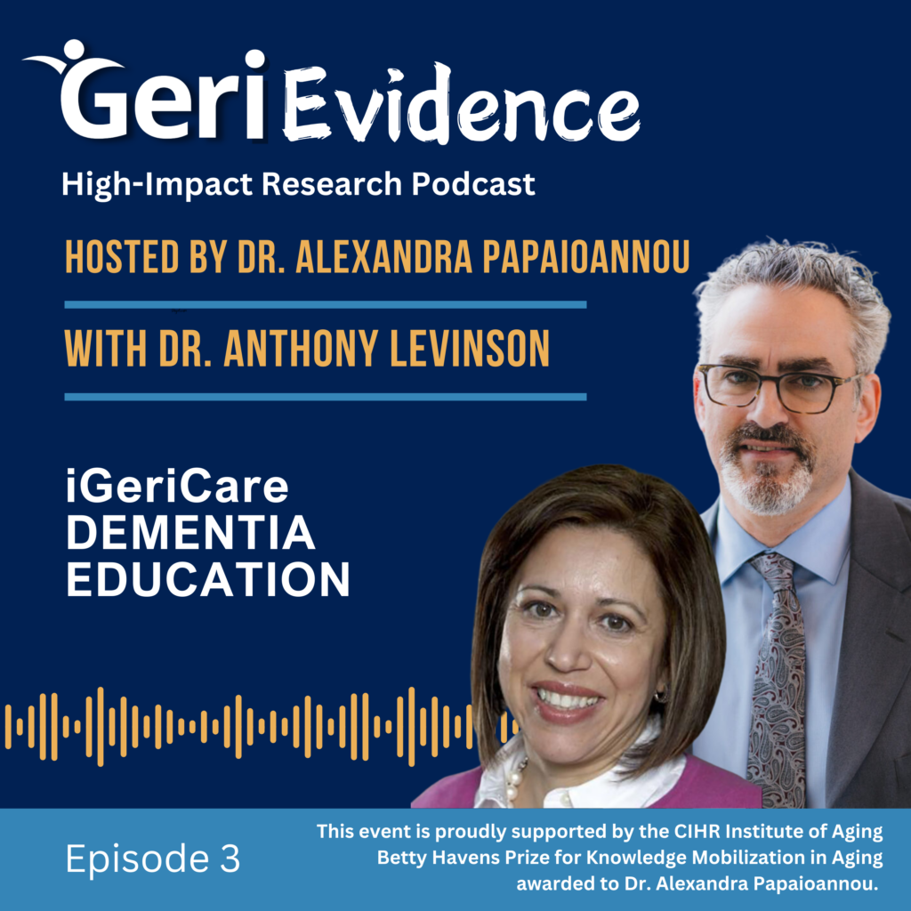 Episode 3: iGeriCare Dementia Education | Research | Geras Centre for ...